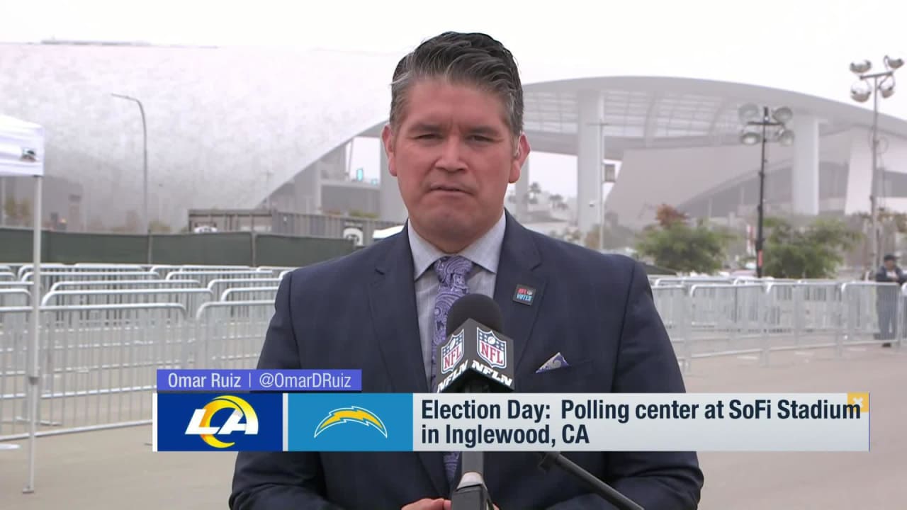 Omar Ruiz: SoFi Stadium expecting 1,200 voters to cast ballots today