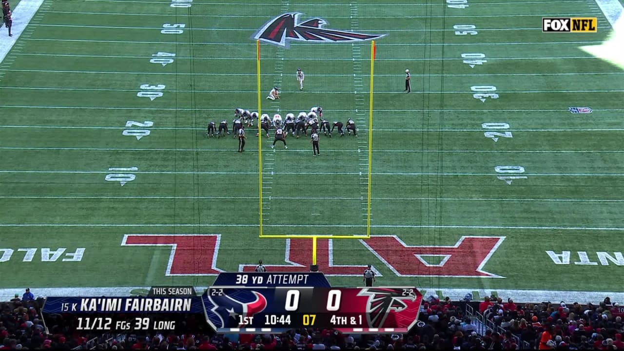 Houston Texans kicker Ka'imi Fairbairn's 38-yard FG gets Houston on the ...