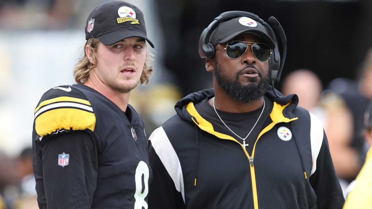 Steelers HC Mike Tomlin excited about growth of Kenny Pickett in rookie ... Steelers HC Mike Tomlin excited about growth of Kenny Pickett in rookie ...
