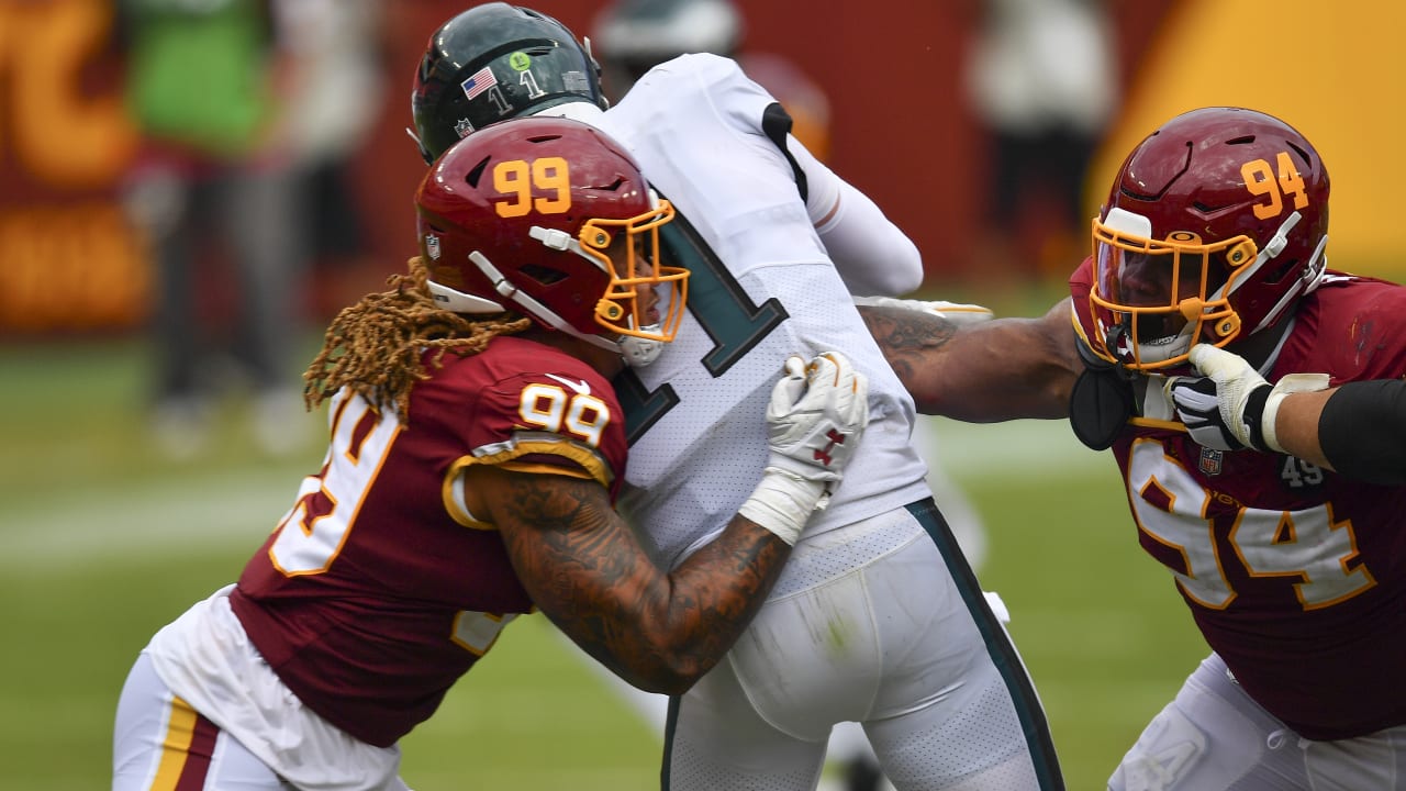 Every QB takedown from WFT's 8-sack game | Week 1