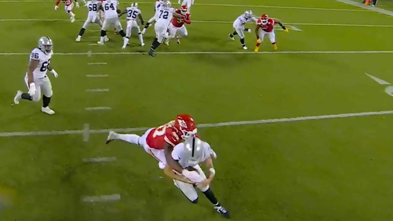Kansas City Chiefs linebacker Darius Harris' first NFL sack comes vs ...