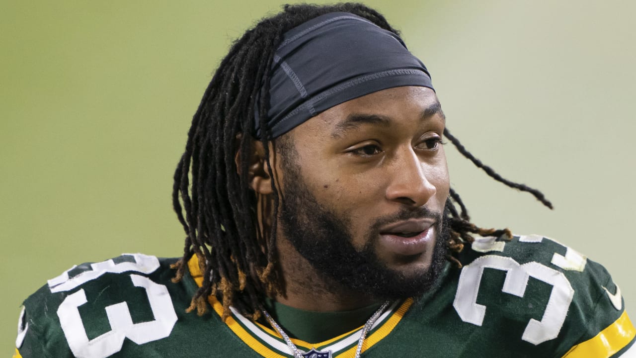 Aaron Jones happy to re-sign with Green Bay, believes Packers have ...