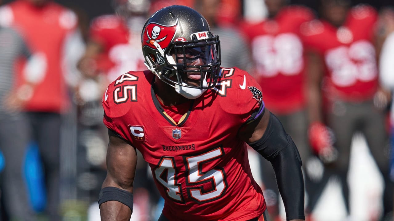 Buccaneers assistant coach Larry Foote says LB Devin White's contract ...