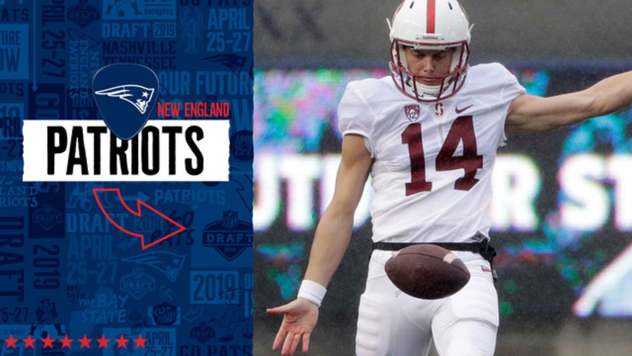 New England Patriots select Stanford punter Jake Bailey No. 163 in the ...