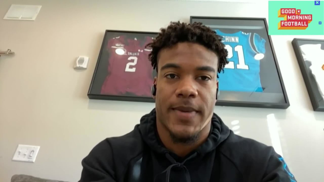 Carolina Panthers S Jeremy Chinn breaks down his two fumble recovery ...