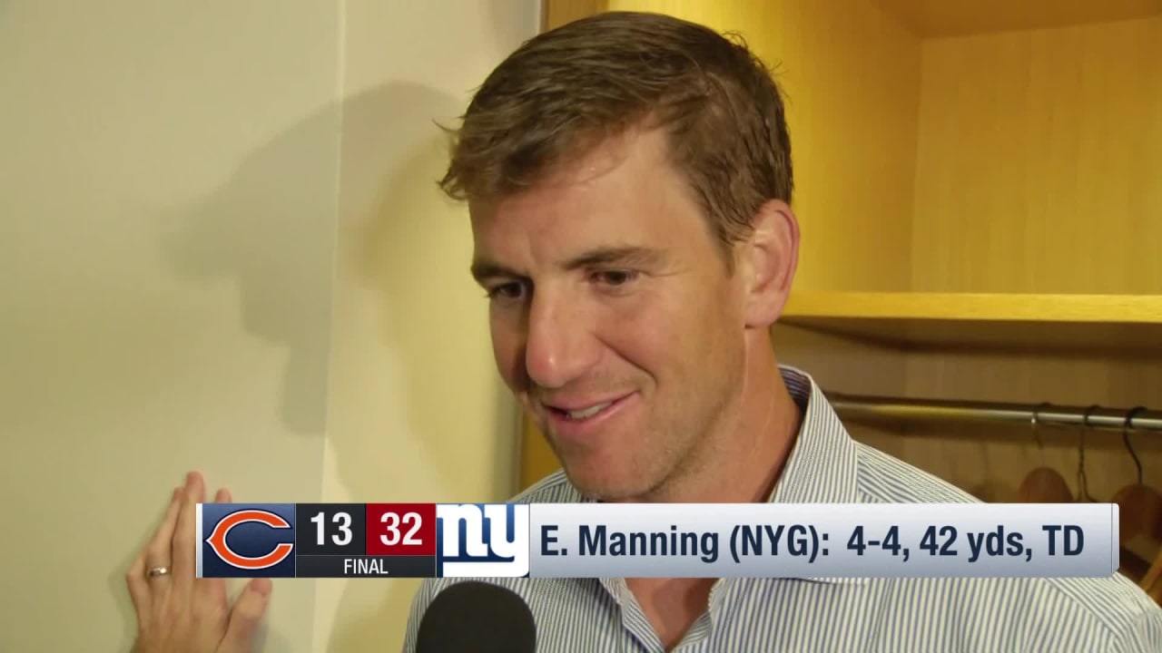 New York Giants quarterback Eli Manning recaps his perfect preseason ...