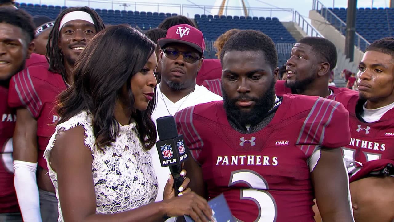 Virginia Union Panthers running back Jada Byers presented with ...