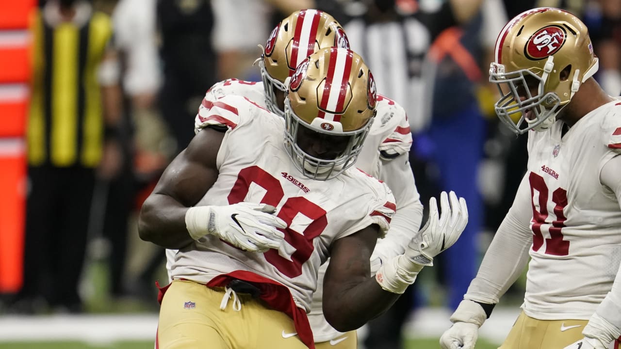 San Francisco 49ers defensive tackle Javon Kinlaw shows relentless ...