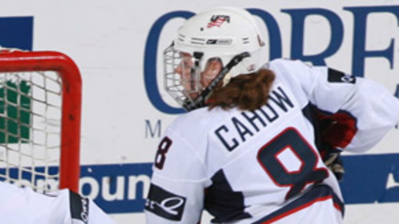 USA Hockey's Caitlin Cahow returns to normal after concussion