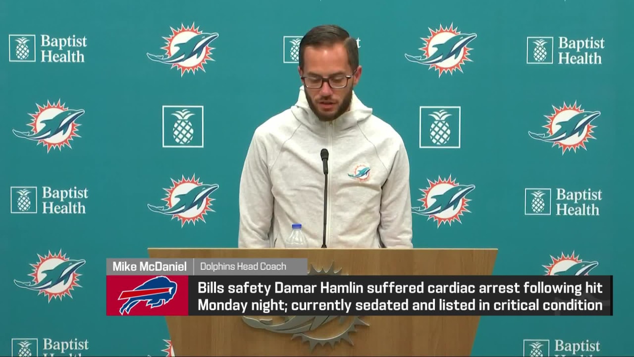 Miami Dolphins head coach Mike McDaniel on supporting his players in ...