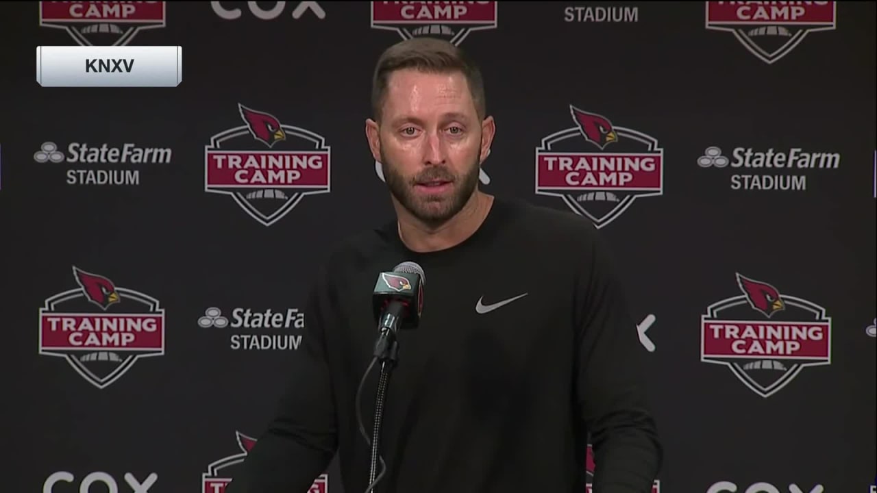 Arizona Cardinals head coach Kliff Kingsbury responds to Cardinals QB ...