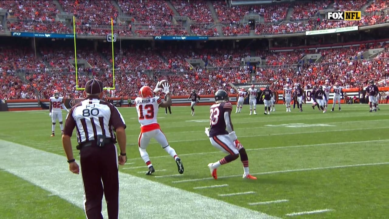 Cleveland Browns wide receiver Odell Beckham toe-tap! WR twists for ...