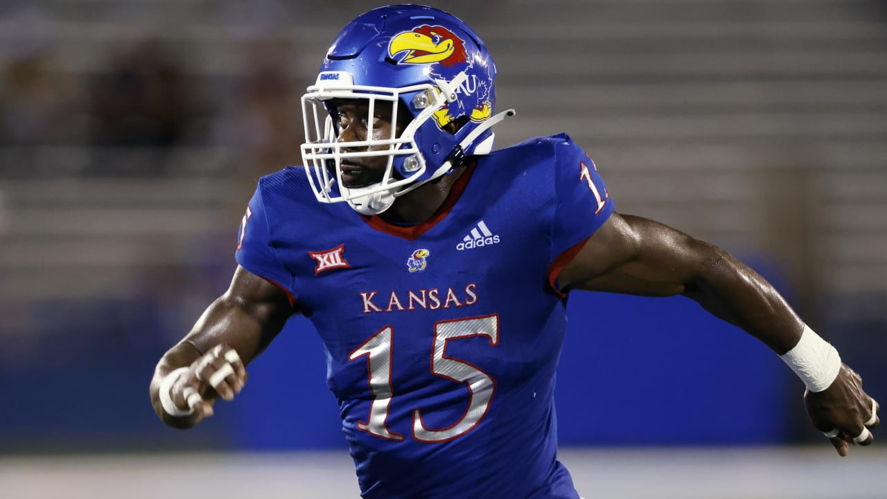 Philadelphia Eagles select Kansas Jayhawks linebacker Kyron Johnson ...