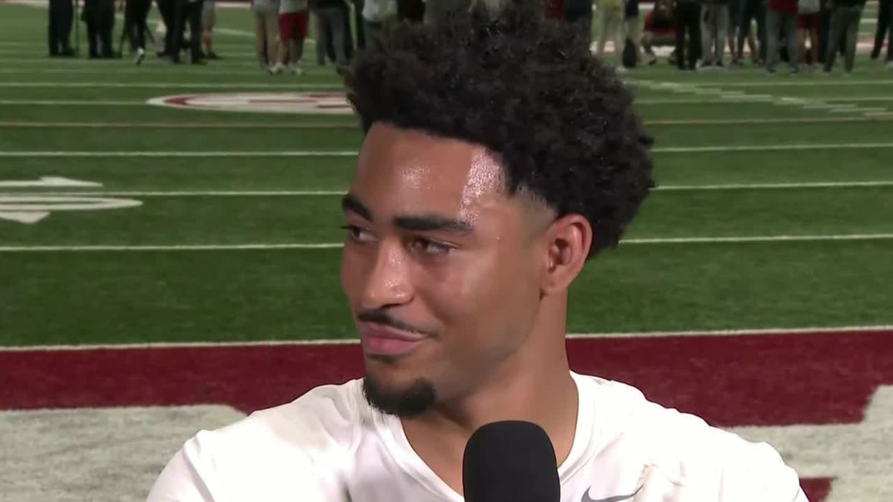 Ohio State Buckeyes quarterback Bryce Young evaluates his pro-day ...