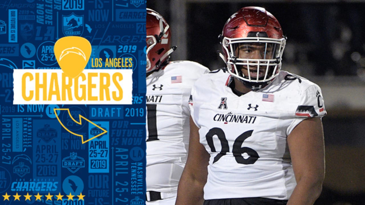 Los Angeles Chargers select defensive tackle Cortez Broughton No. 242 ...