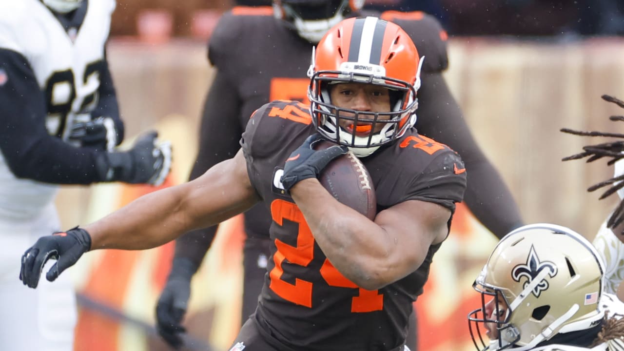 Cleveland Browns running back Nick Chubb's best plays from 102-yard ...
