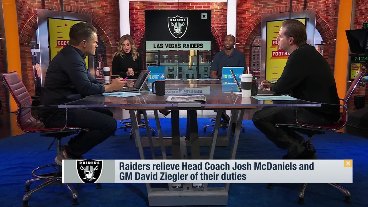'GMFB' reacts to Raiders relieving head coach Josh McDaniels and ...