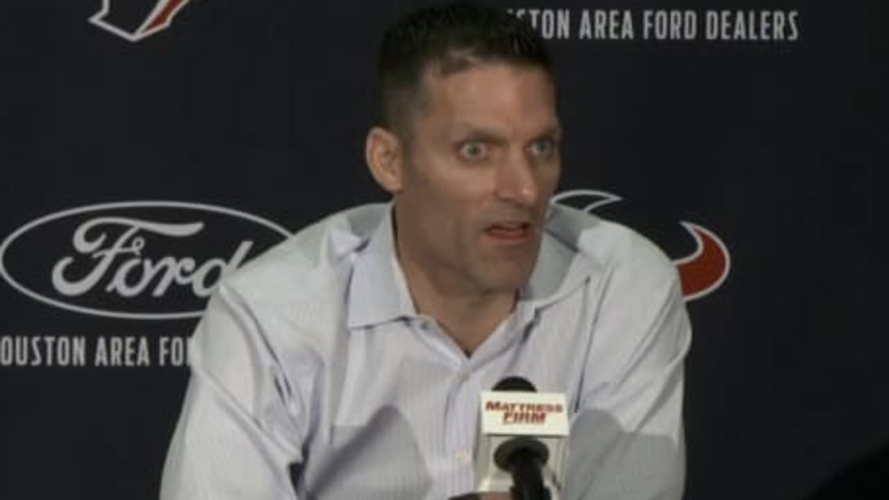 Houston Texans general manager Nick Caserio breaks down how Texans ...