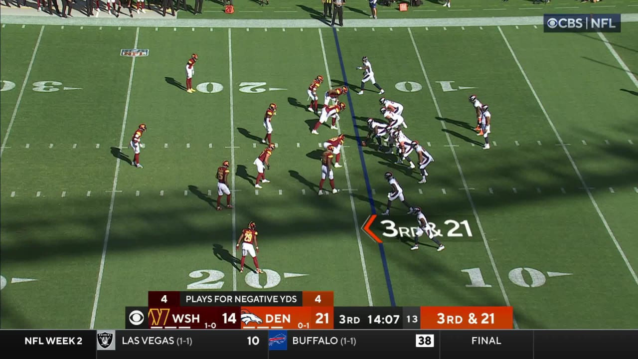 Washington Commanders defensive lineman Daron Payne completes perfect ...