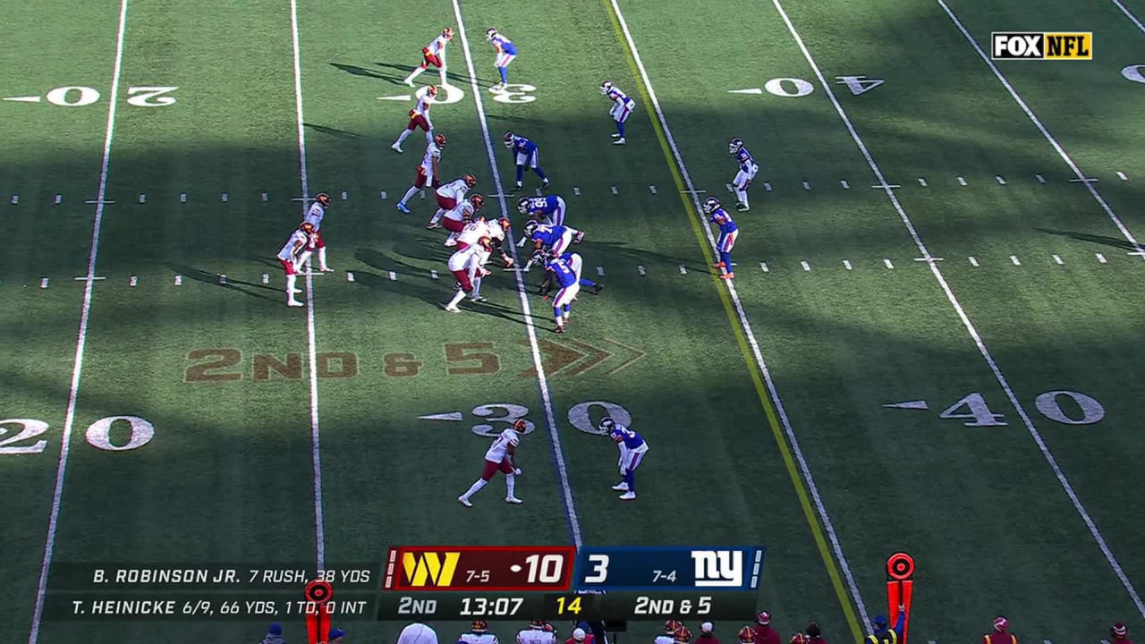 New York Giants' defense swarms Taylor Heinicke as defensive tackle ...