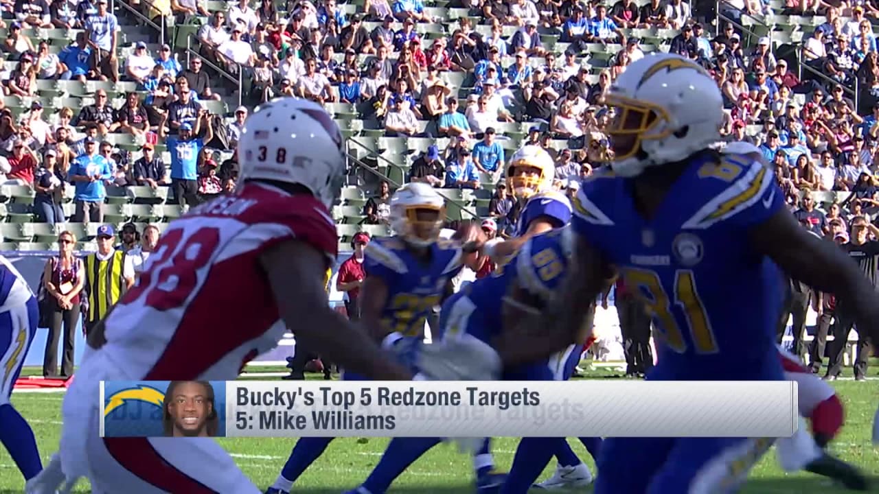 Bucky Brooks ranks Mike Williams as fifth-best red-zone target in the NFL