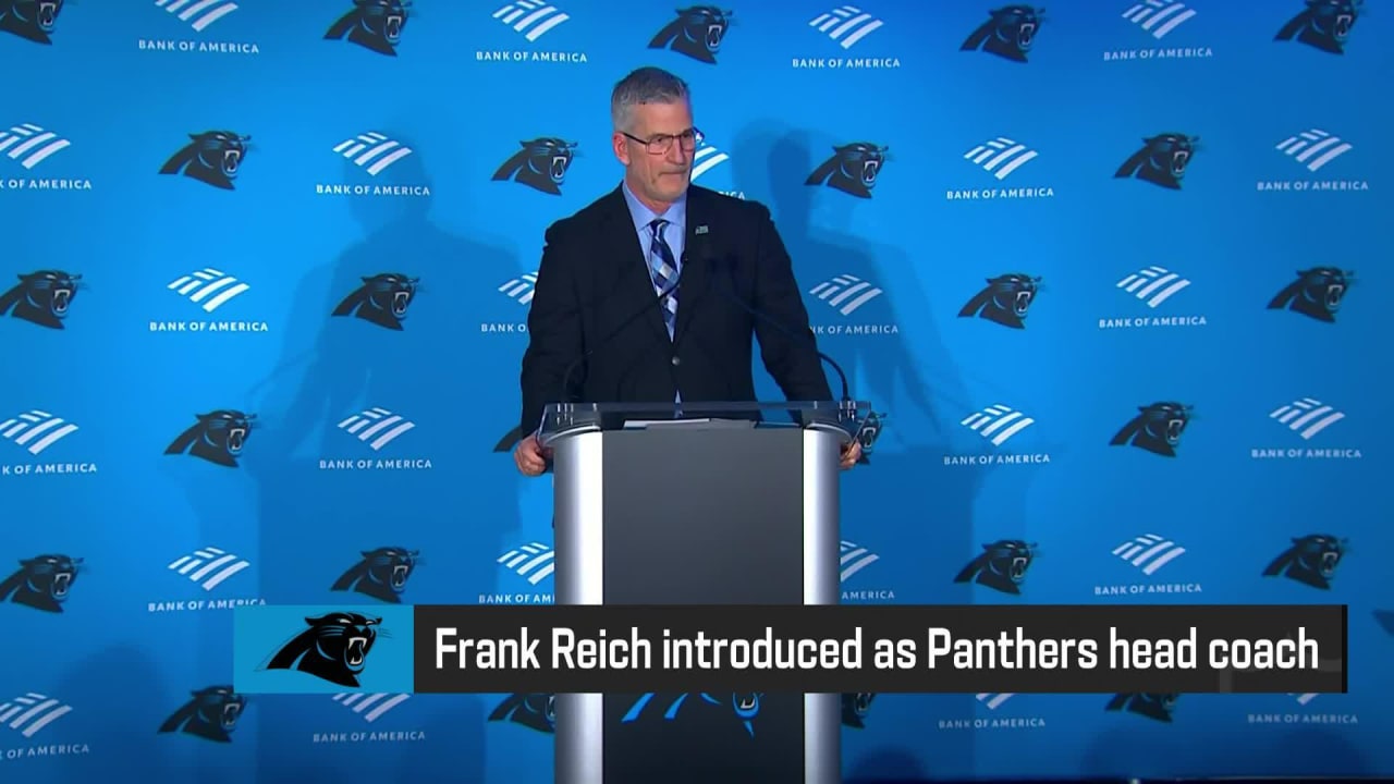 Frank Reich introduced as Carolina Panthers head coach