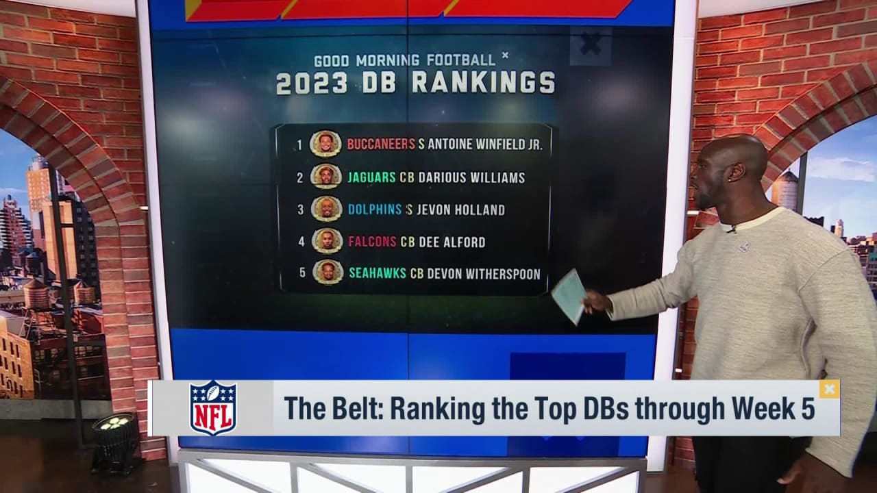 NFL Network's Jason McCourty ranks his top defensive backs following Week 5