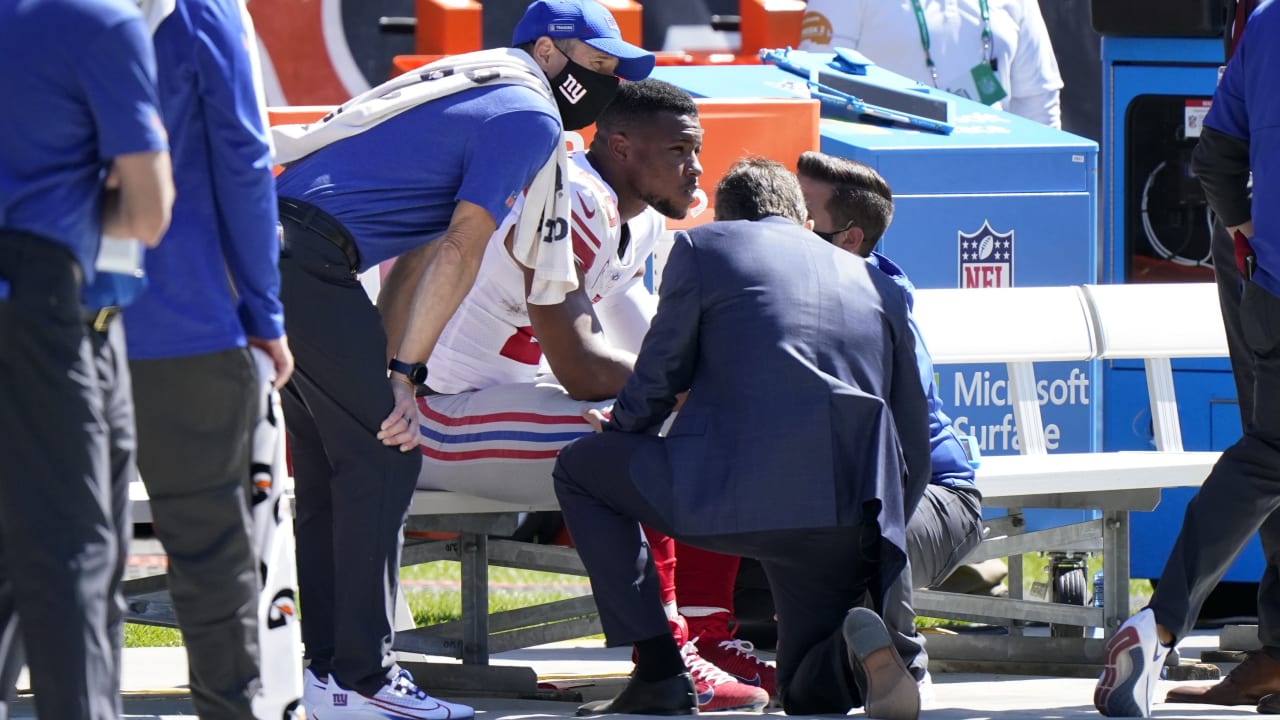 Giants confirm RB Saquon Barkley suffered torn ACL, will undergo surgery