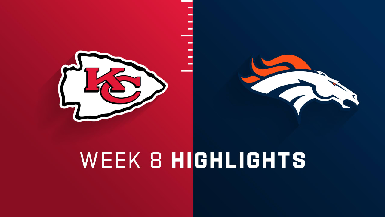 Kansas City Chiefs vs. Denver Broncos highlights | Week 8