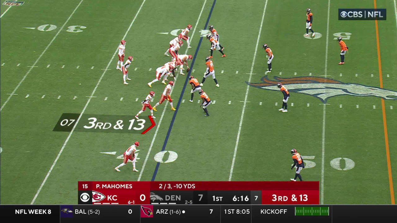 Kansas City Chiefs quarterback Patrick Mahomes' 27-yard laser hits toe ...