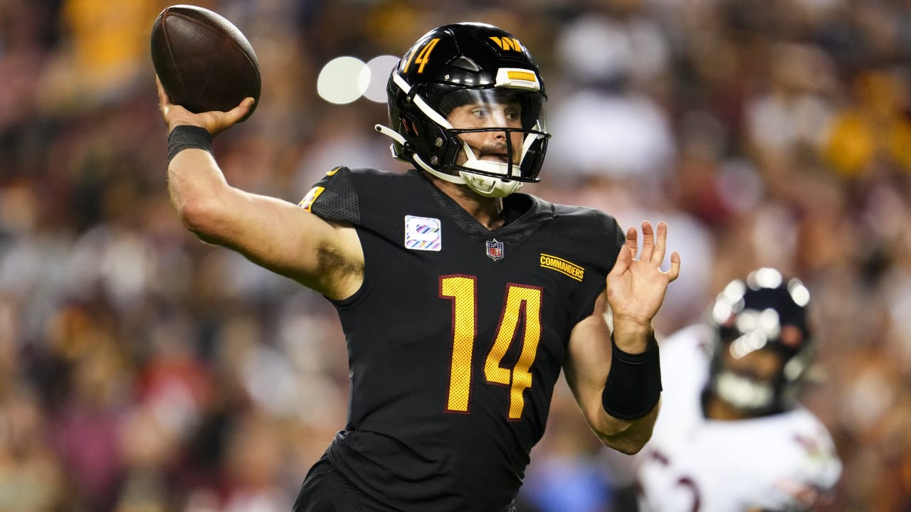 Washington Commanders quarterback Sam Howell exploits mismatch with 41 ...