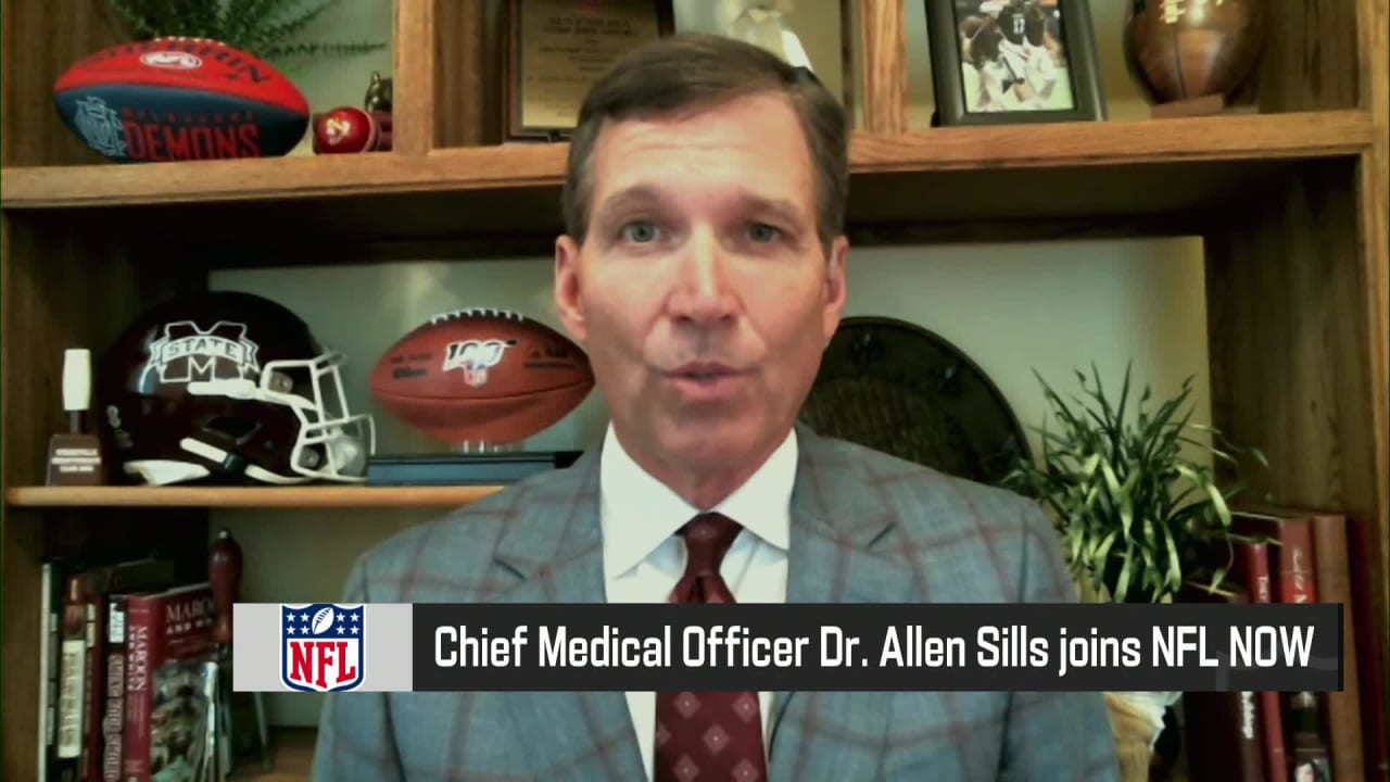 NFL Chief Medical Officer Dr. Allen Sills discusses drop in concussions ...