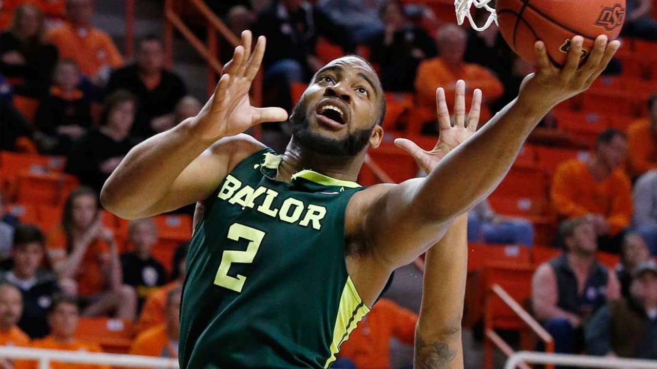 Baylor's Rico Gathers participates in Saints' local pro day