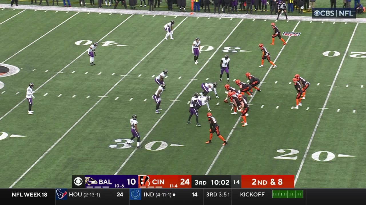 Cincinnati Bengals running back Joe Mixon traverses a ton of field on ...