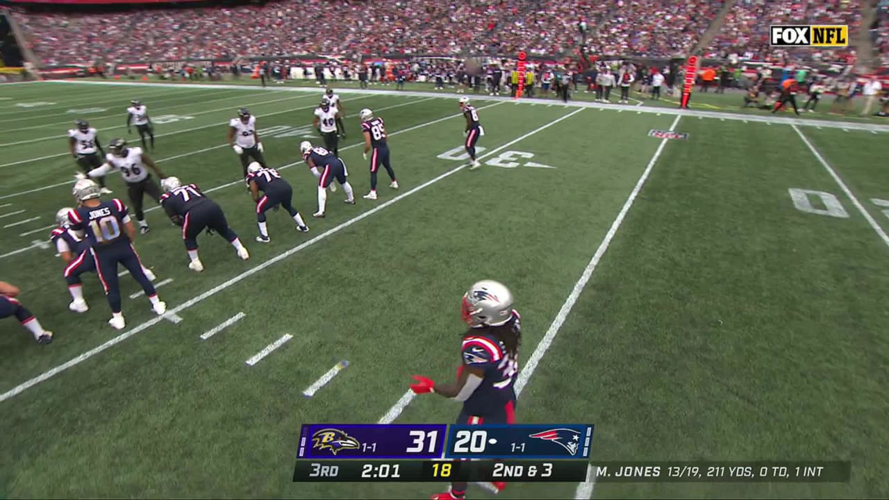 New England Patriots running back Rhamondre Stephenson showcases ...