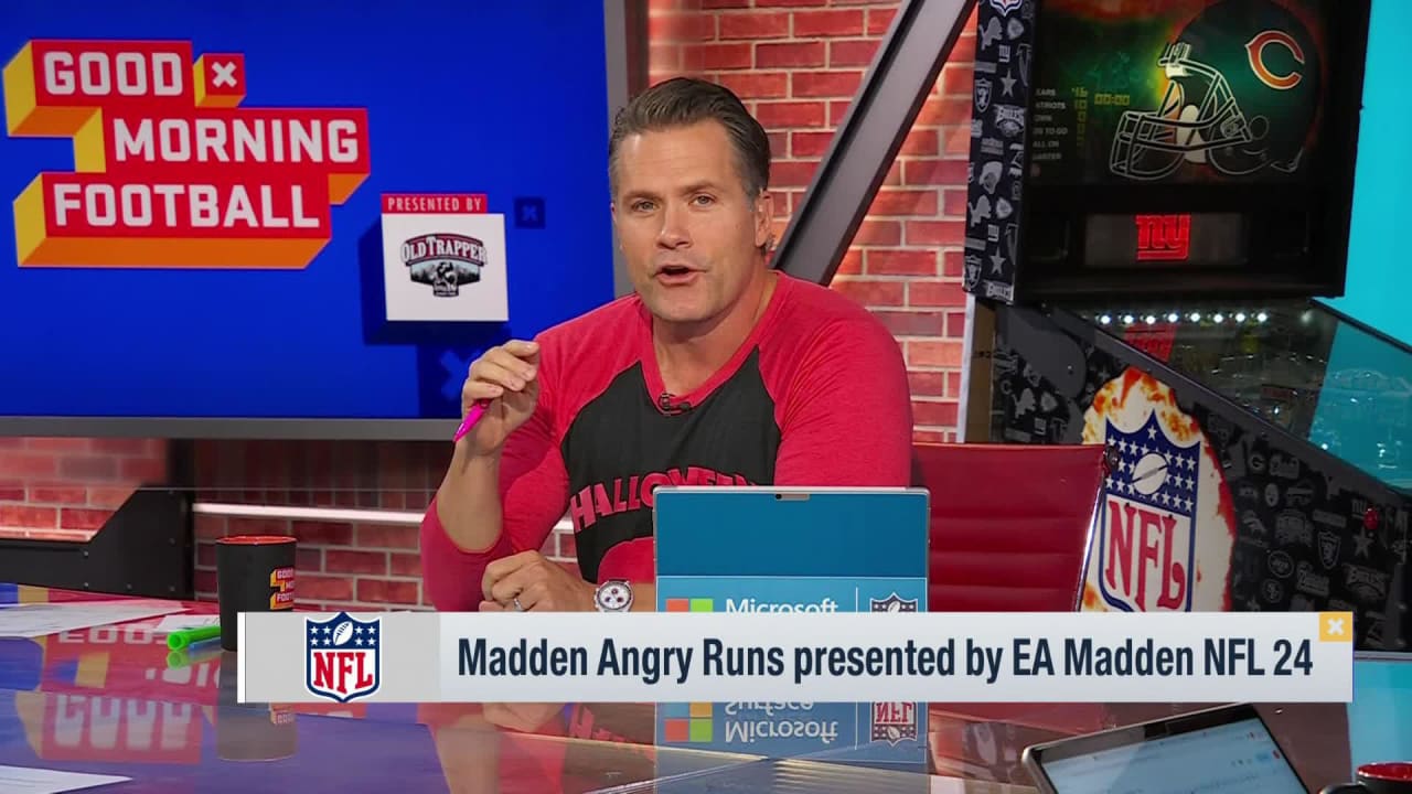 NFL Network's Kyle Brandt breaks down Madden NFL 24 Angry Runs highlights