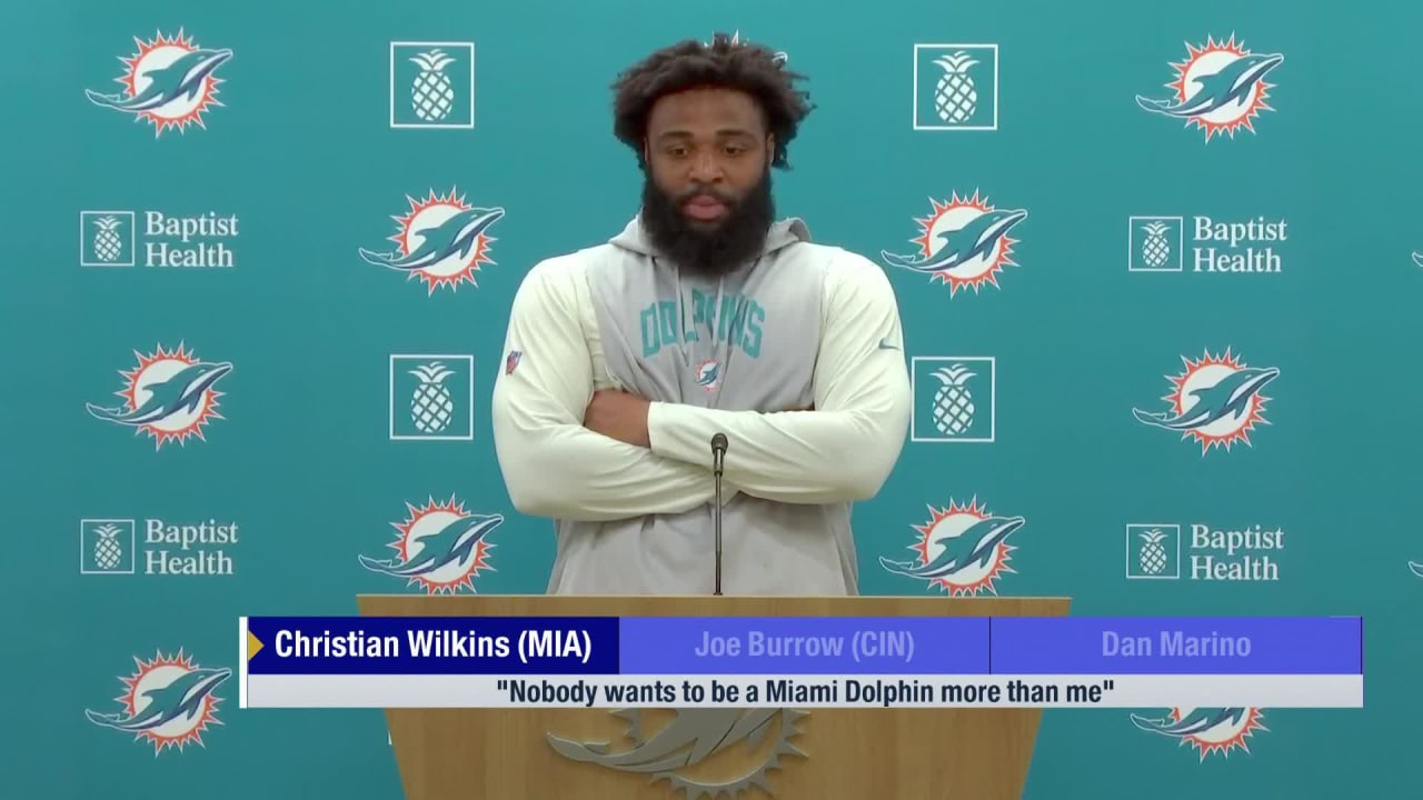 Miami Dolphins defensive lineman Christian Wilkins: 'Nobody wants to be ...