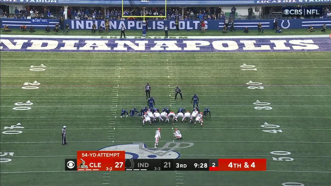 Cleveland Browns kicker Dustin Hopkins' 54-yard FG extends Browns' lead ...