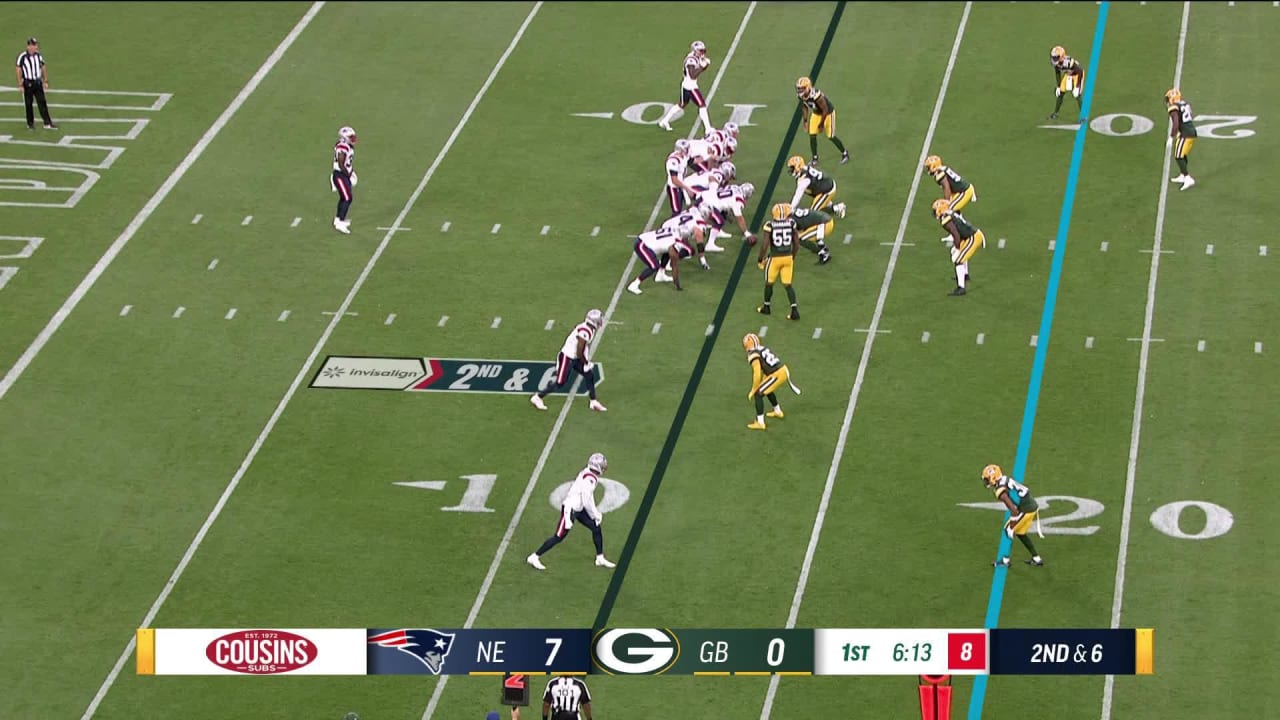 New England Patriots running back Rhamondre Stevenson explodes into ...