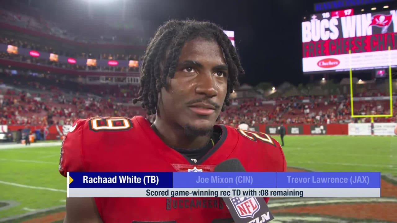 Tampa Bay Buccaneers running back Rachaad White after Week 13 win vs ...