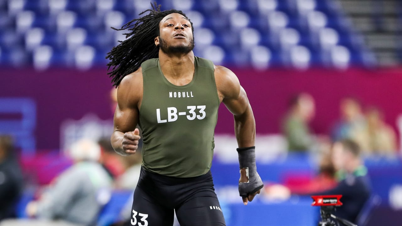 Linebacker Dorian Williams runs official 4.49-second 40-yard dash at ...