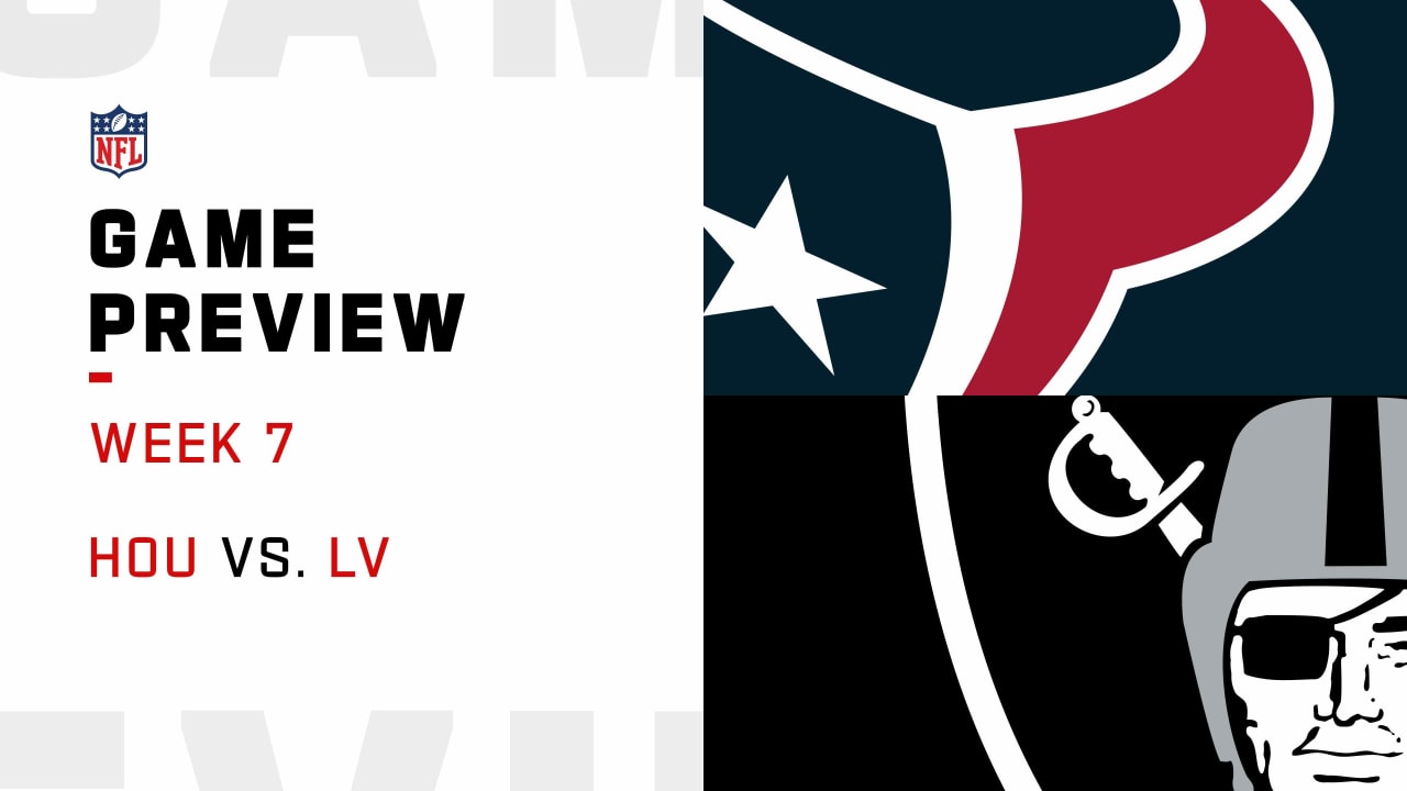 Houston Texans vs. Las Vegas Raiders preview | Week 7