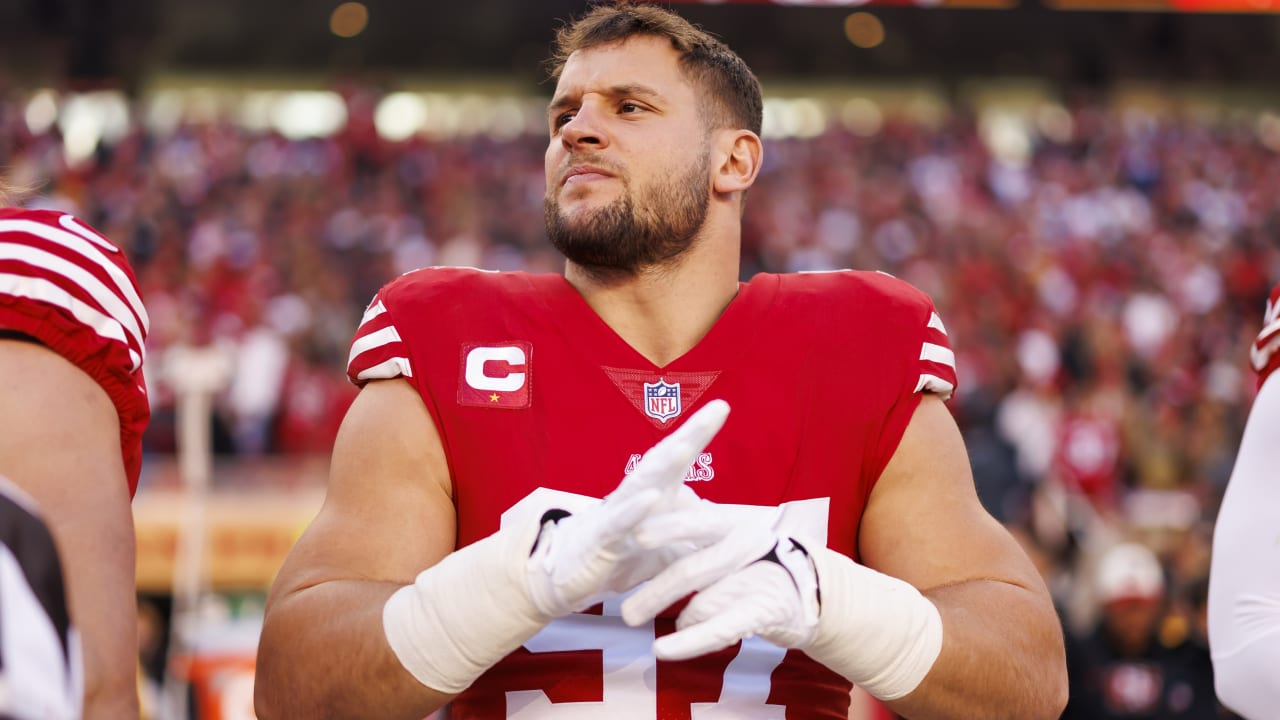 San Francisco 49ers defensive end Nick Bosa's holdout update on Sept. 6 ...