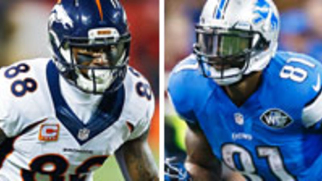 Broncos' Demaryius Thomas: I'm better than Calvin Johnson