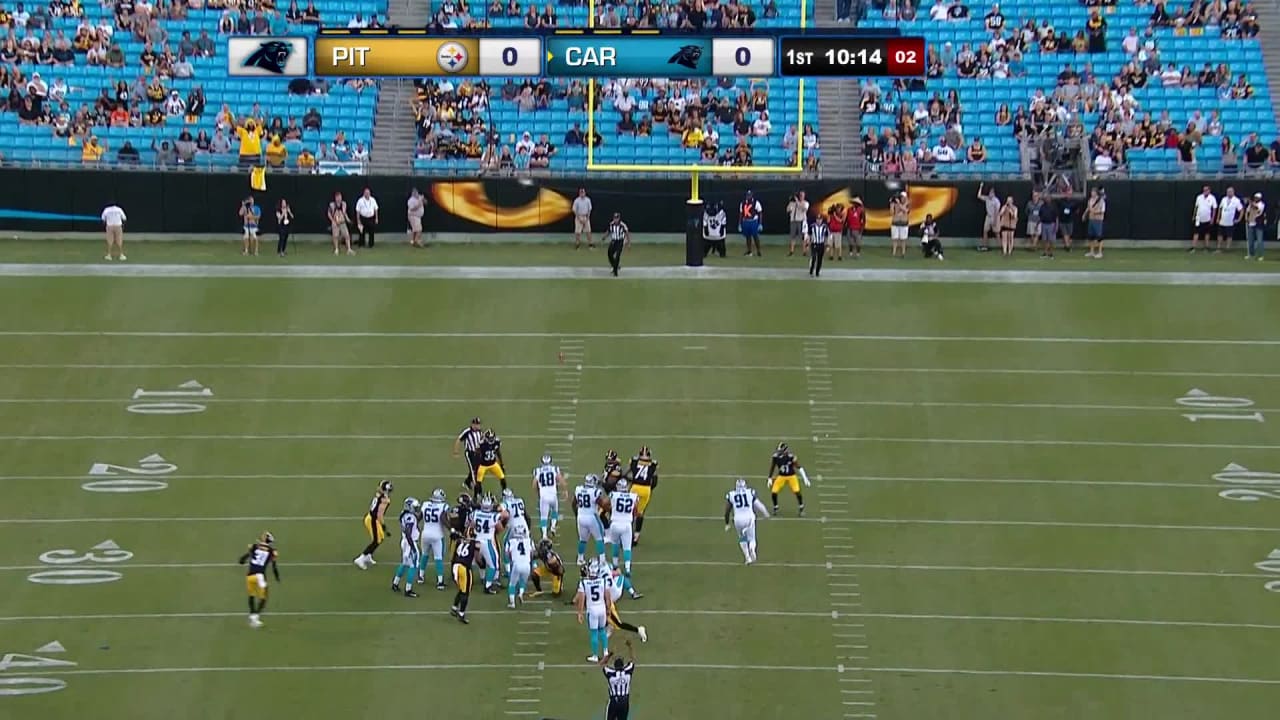 Steelers push through line to block 48-yard FG
