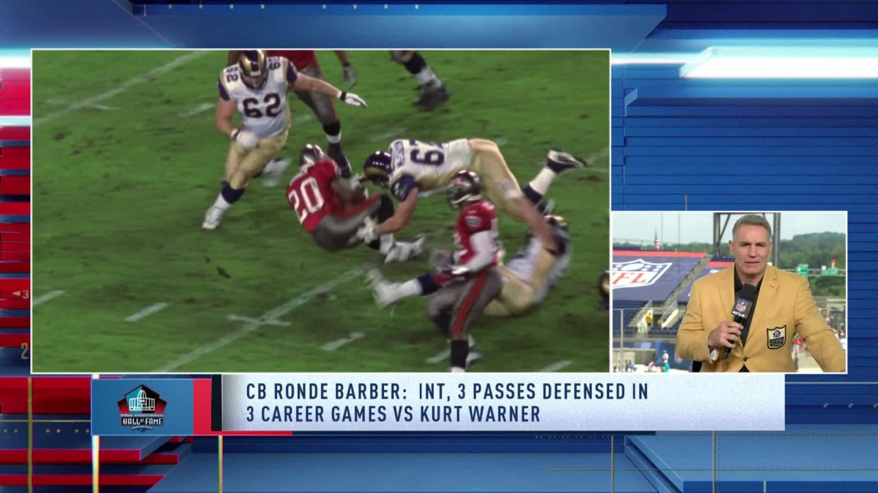 NFL Network's Kurt Warner on Hall of Fame cornerback Ronde Barber: 'He ...