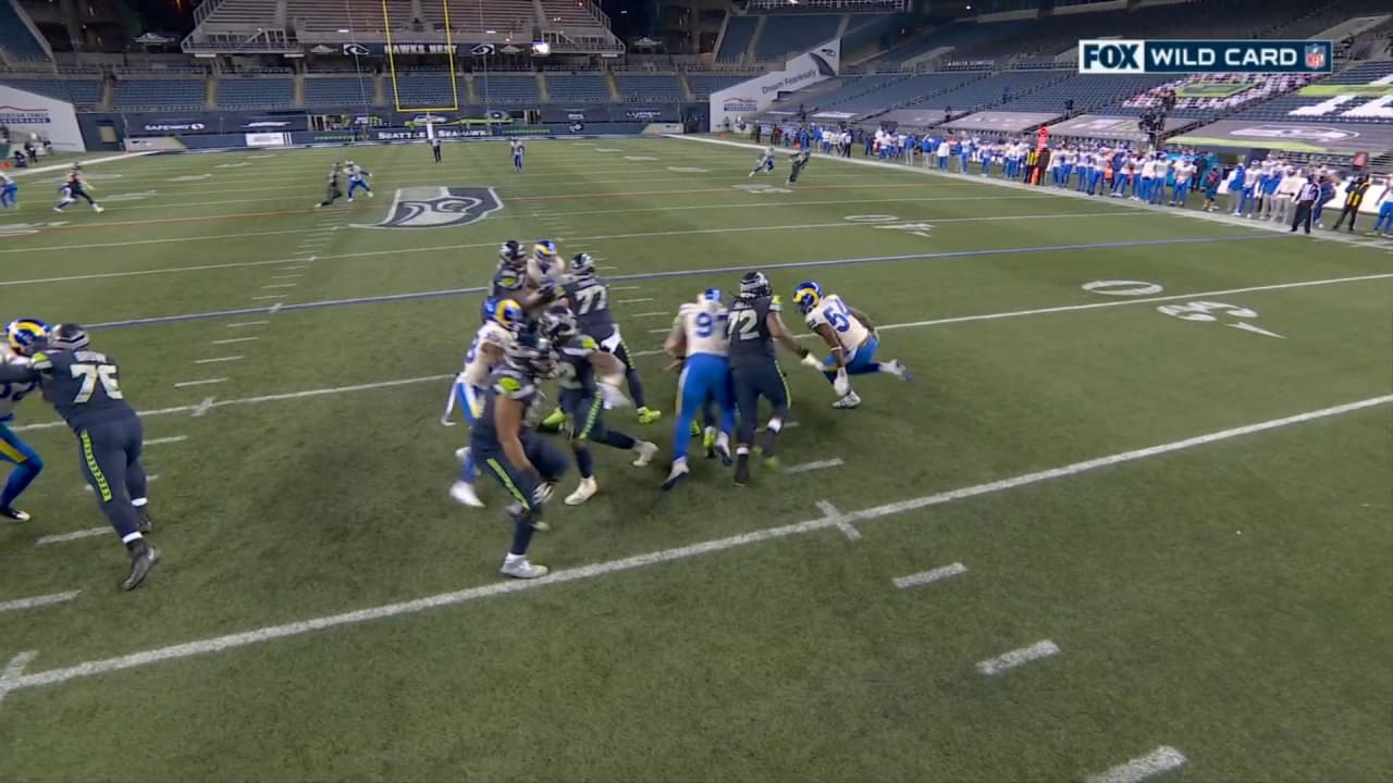 Los Angeles Rams defensive lineman Morgan Fox seals Rams' win with big ...