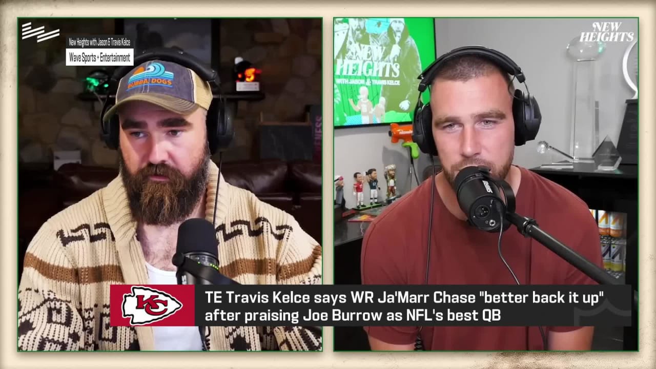 Kansas City Chiefs tight end Travis Kelce delivers comeback to ... Kansas City Chiefs tight end Travis Kelce delivers comeback to ...