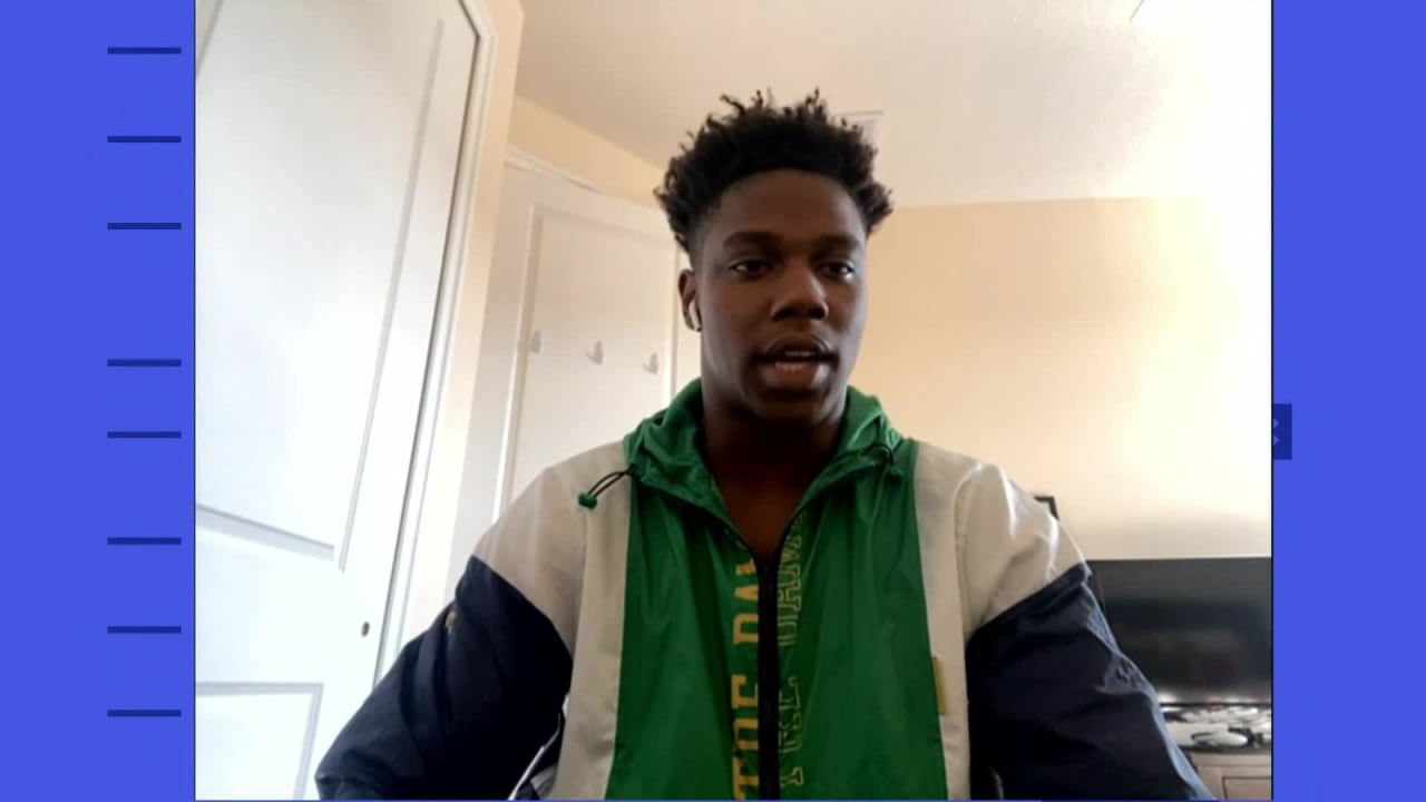 Notre Dame wide receiver Kevin Austin Jr. breaks down draft process and ...