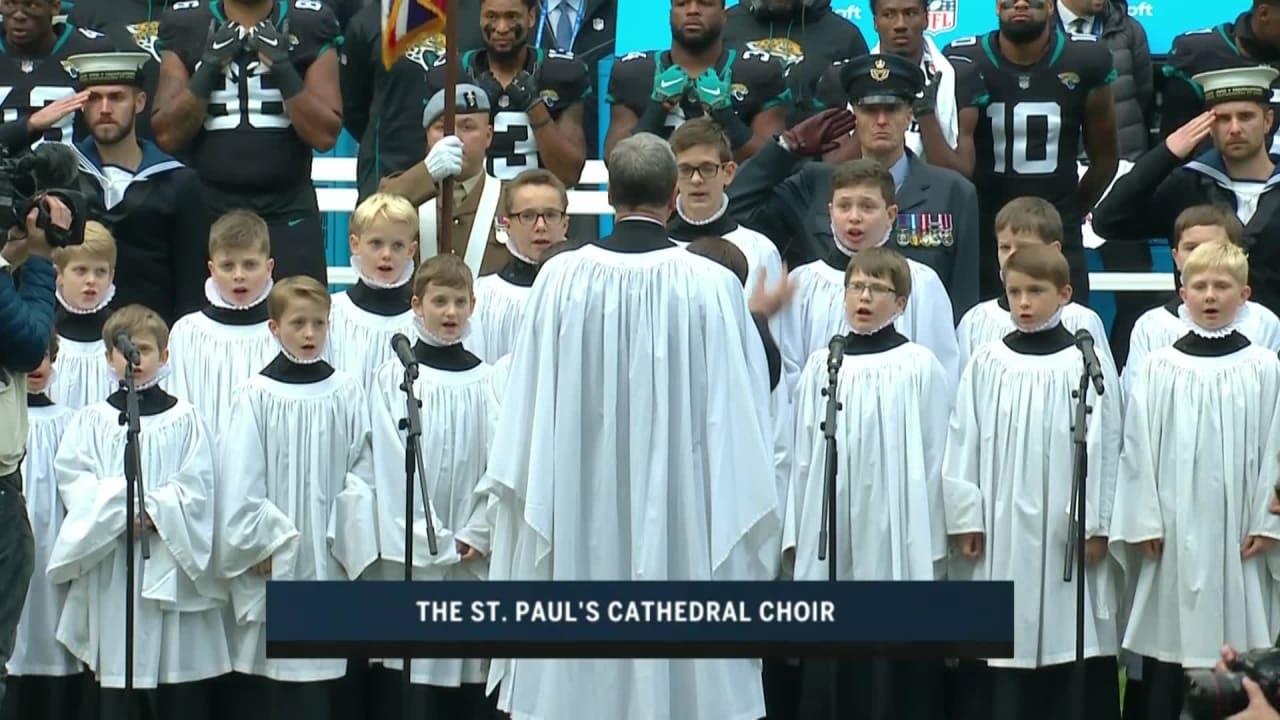 St. Paul's Cathedral Choir performs the UK National Anthem